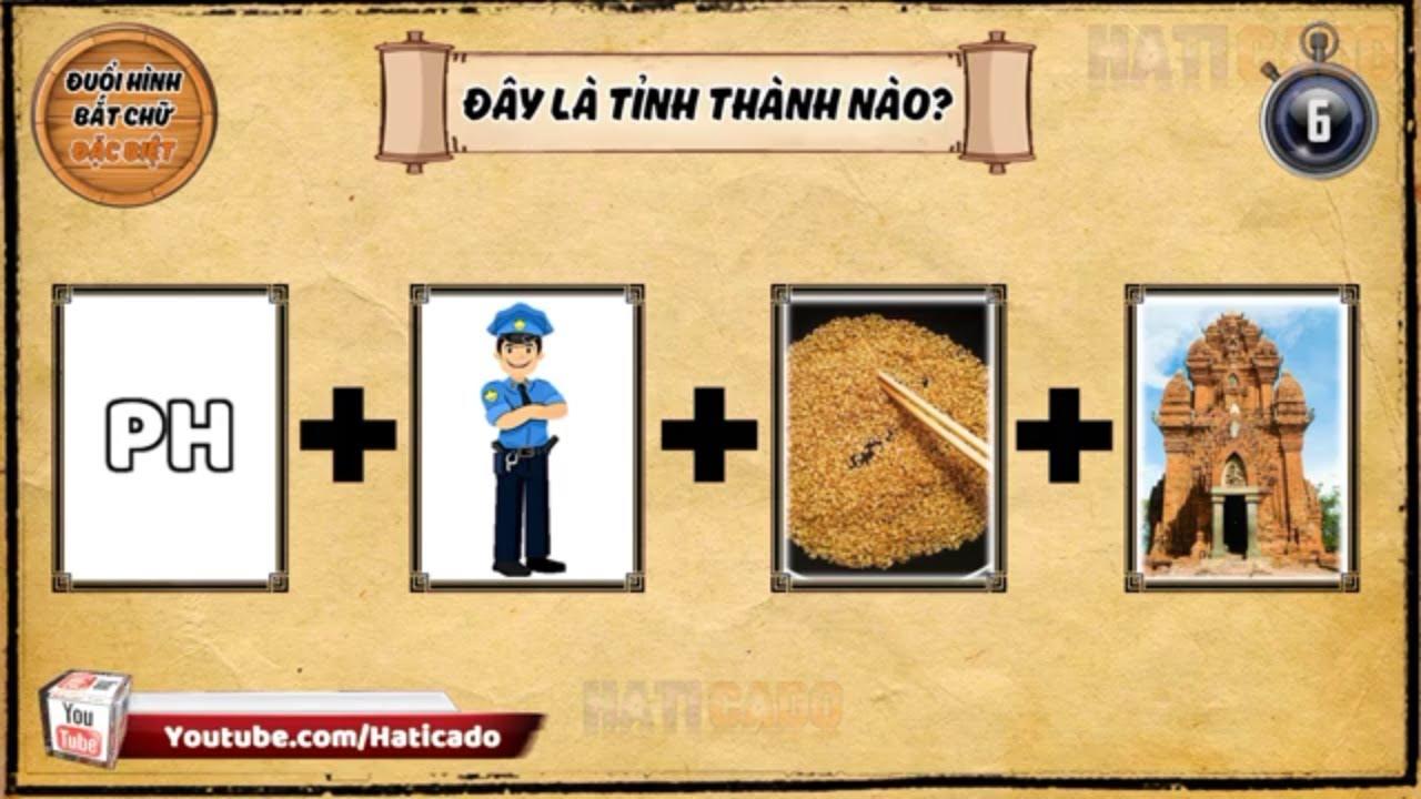 Đuổi Hình Bắt Chữ Đoán Tên Tỉnh Thành Việt Nam #03 - HATICADO